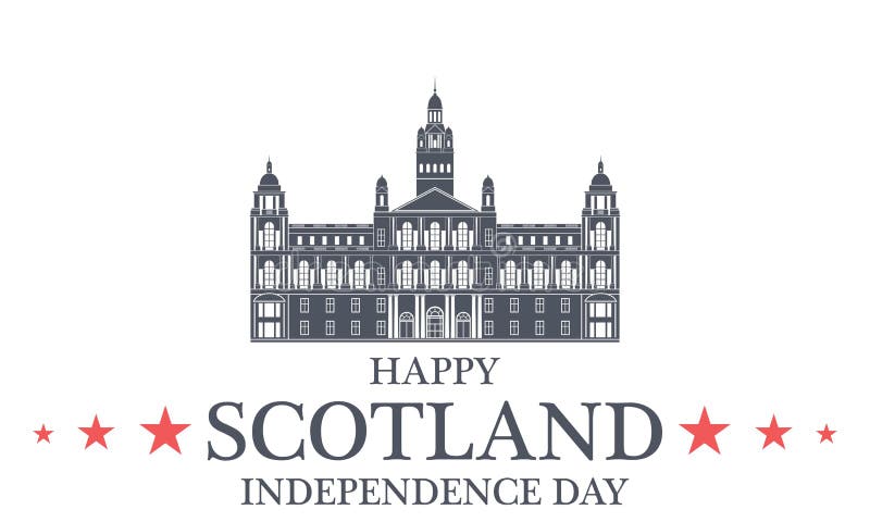 Independence Day. Scotland stock vector. Illustration of glasgow - 86973270