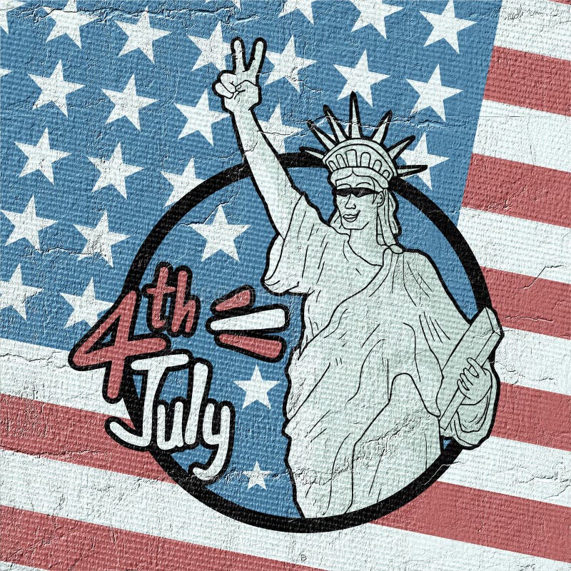 Independence day sign stock illustration. Illustration of national ...