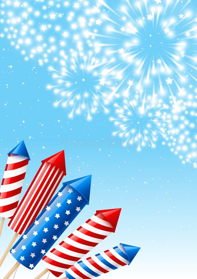 4th Of July Background Vertical