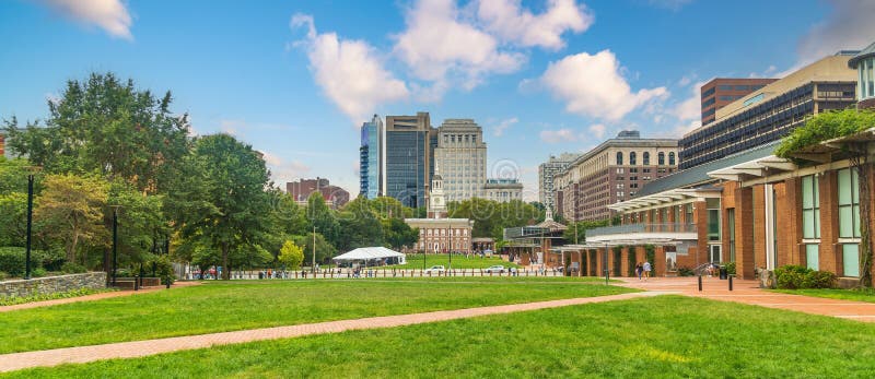 Independence Hall in Downtown Philadelphia, Pennsylvania Editorial ...