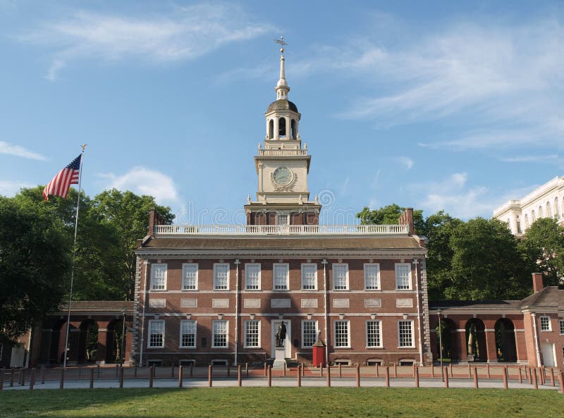 Independence Hall Fireworks Stock Image - Image of clock, hall: 10839151