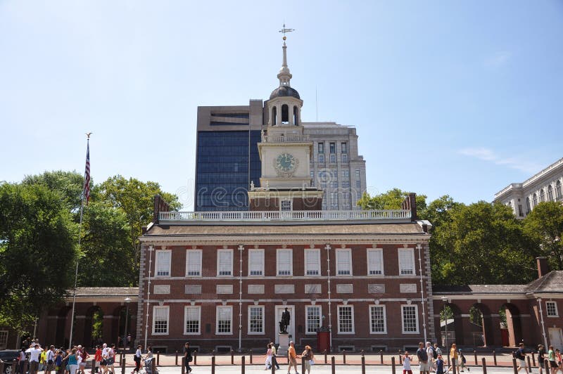 Independence Hall stock photo. Image of federal, brick - 1098148