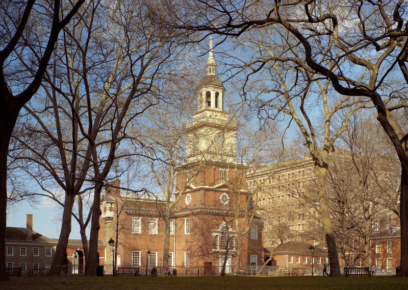 Independence Hall stock photo. Image of federal, brick - 1098148
