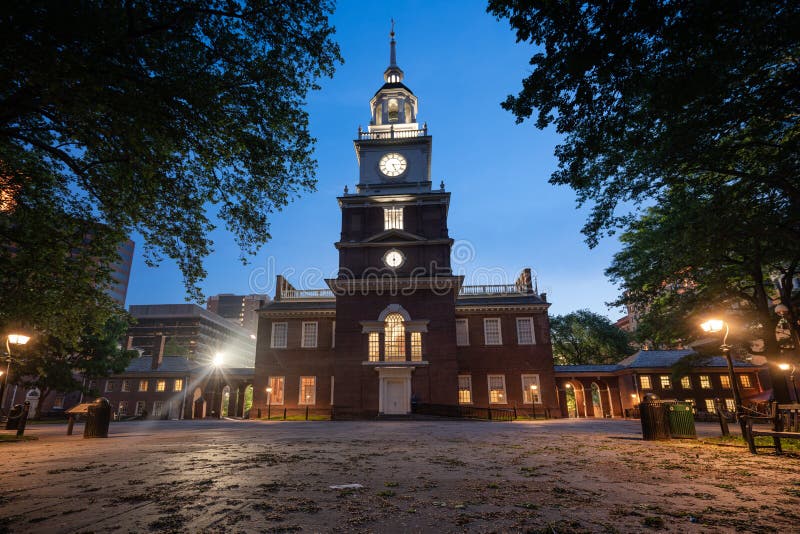 Independence Hall tower stock image. Image of colonial - 10221325