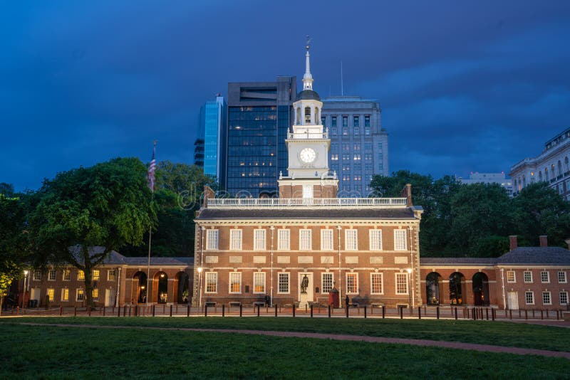 Independence Hall in Philadelphia Stock Image - Image of travel ...