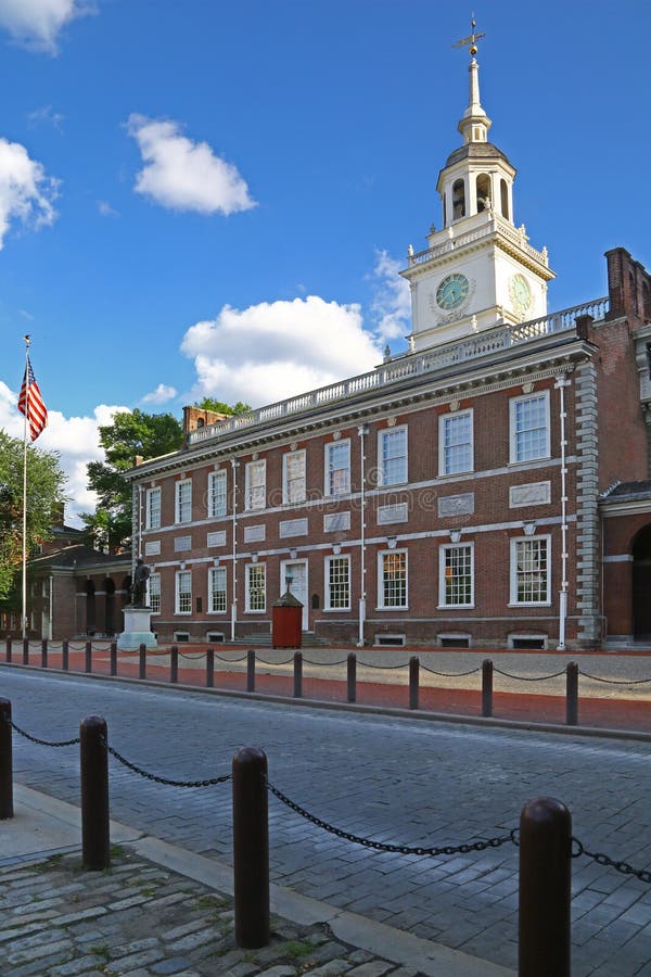 Independence Hall, Philadelphia. Stock Image - Image of colonial ...