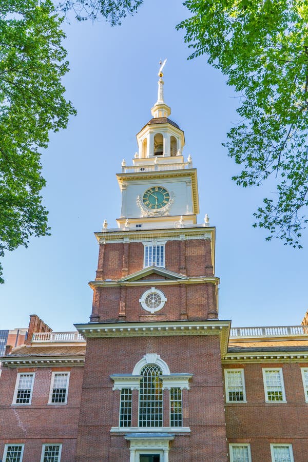 Independence Hall at Night stock image. Image of park - 62853843