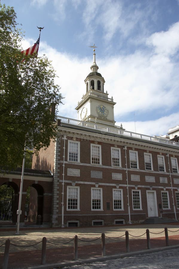 Independence Hall, Philadelphia - Portrait Format Stock Image - Image ...