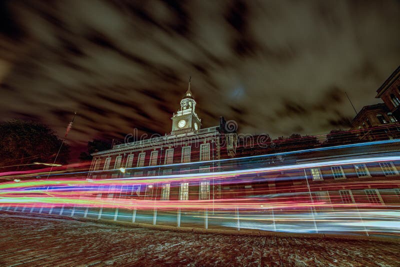 Independence Hall Trails stock image. Image of light - 55703587