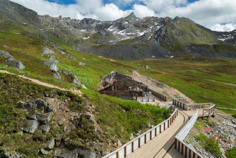 Independence Mine in Alaska Stock Image - Image of view, anchorage ...