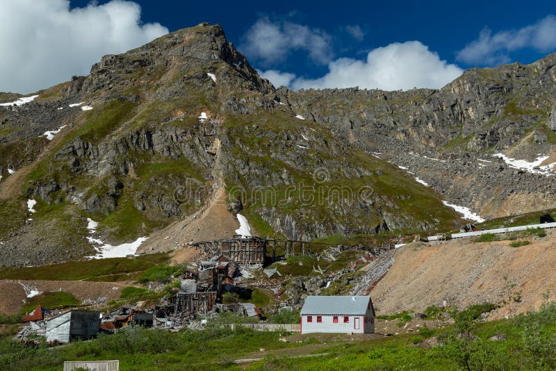 Independence Mine in Alaska Stock Photo - Image of scenes, alaska: 74383098