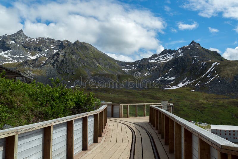 Independence Mine Alaska stock image. Image of gold, deserted - 12308961
