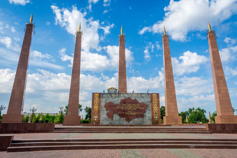 Independence Monument, Shymkent, Kazakhstan Editorial Photography ...
