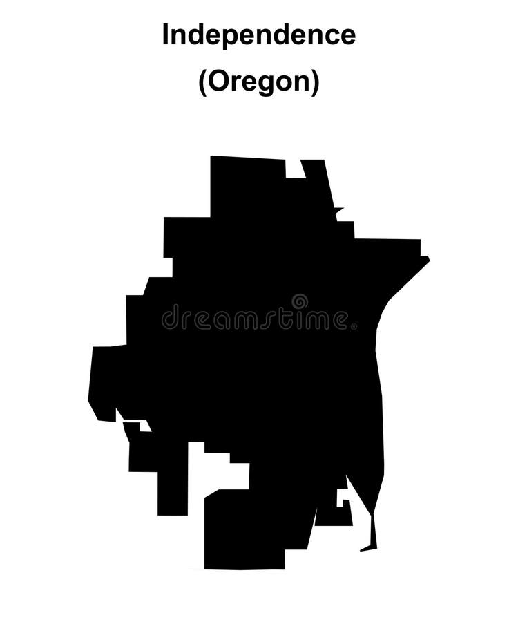 Independence outline map stock vector. Illustration of outline - 357530719