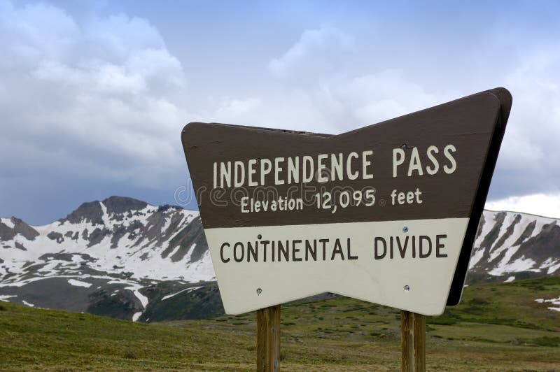 Independence Pass Colorado stock image. Image of rock - 4623585