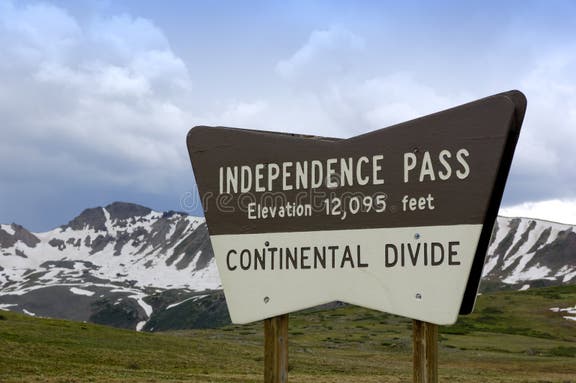 Independence Pass Colorado stock image. Image of rock - 4623585