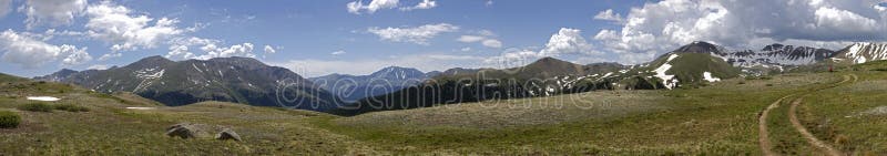 Colorado Rocky Mountain Fall Panoramic Landscape Stock Image - Image of ...