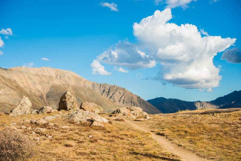 Independence Pass. Rocky Mountains , Colorado. Stock Image - Image of ...