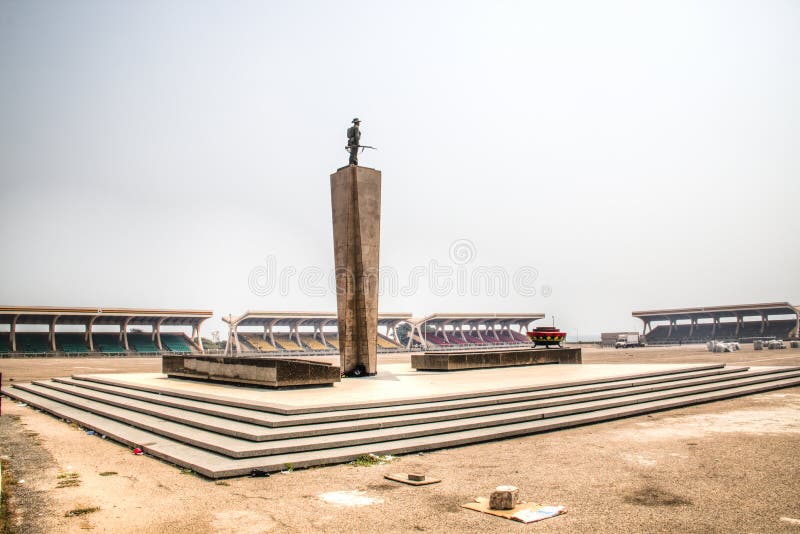 Independence Square in Accra, Ghana Stock Image - Image of black, park ...