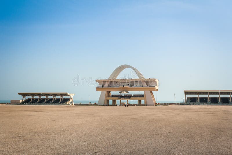 Freedom And Justice Arch In Accra In Ghana Stock Photo - Image of ...