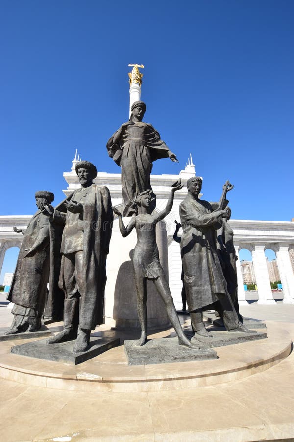 Independence Square in Astana Editorial Image - Image of landmark ...