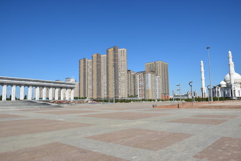 Independence Square in Astana Editorial Photo - Image of kazakh ...