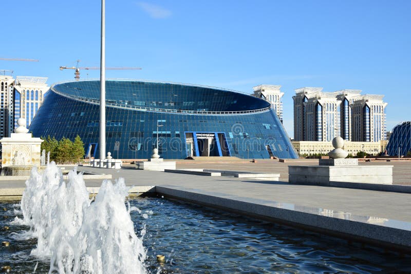 Independence Square in Astana Editorial Image - Image of astana, colour ...