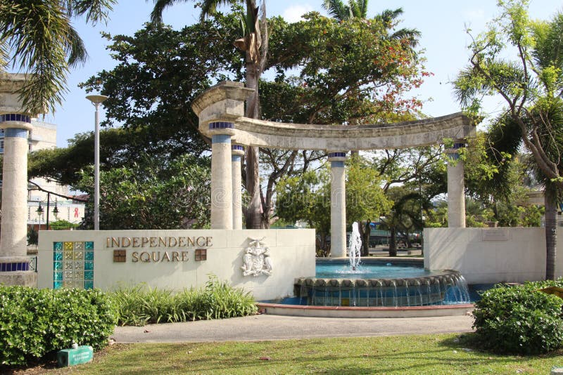 Independence Square Barbados Stock Image - Image of architecture ...