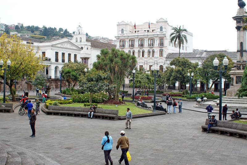 Independence Square in Quito, Ecuador Editorial Image - Image of ...