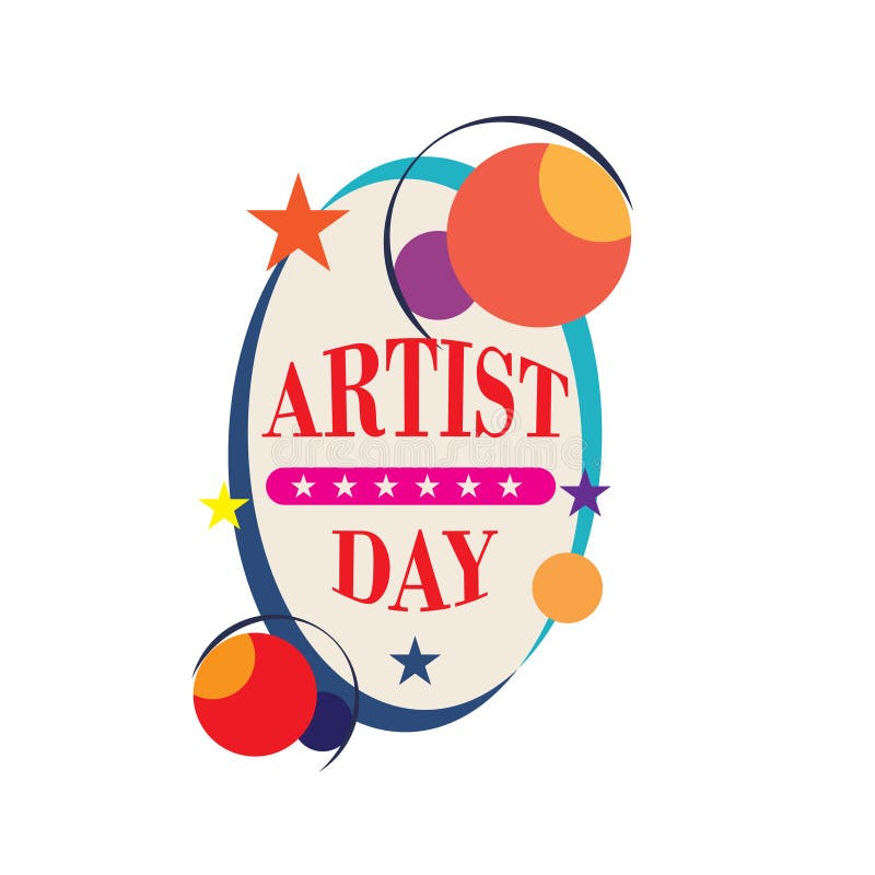 Independent Artist Day stock illustration. Illustration of cartoon ...