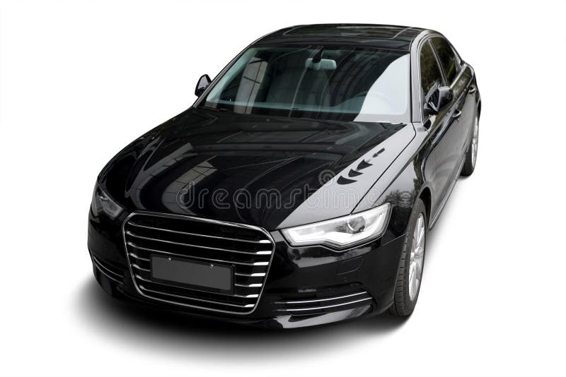 A Independent White Static Car in White Background Stock Image - Image ...