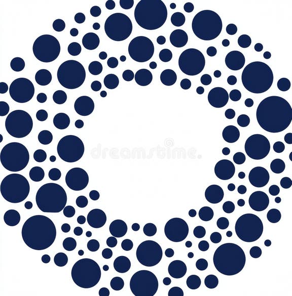 An Independent, Cutting-edge Icon Showcasing a Round Abstract Shape ...