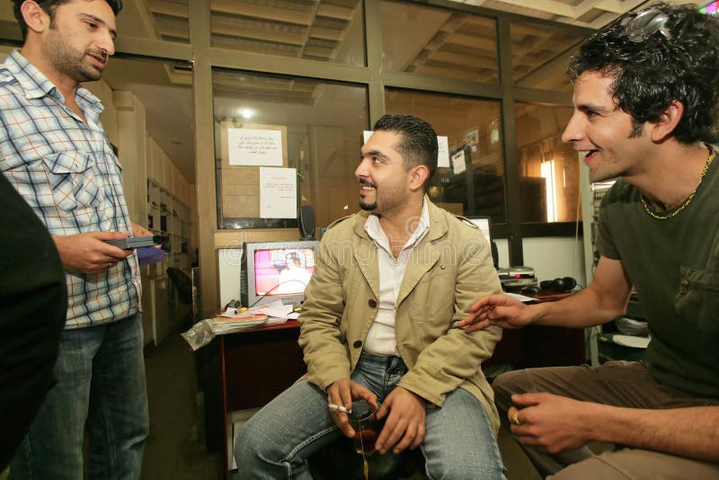 An Independent Iraqi Television Station, Cario Editorial Stock Photo ...