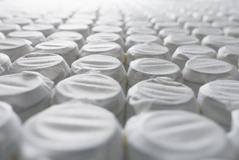 Independent Pocket Spring Mattress Bed Base Foundation Stock Image ...