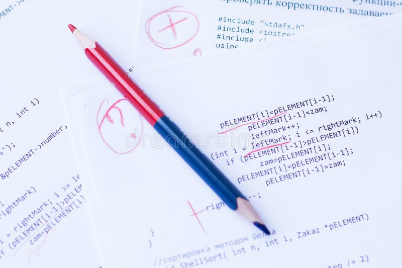 Independent Student Work on Programming in Java Stock Photo - Image of ...