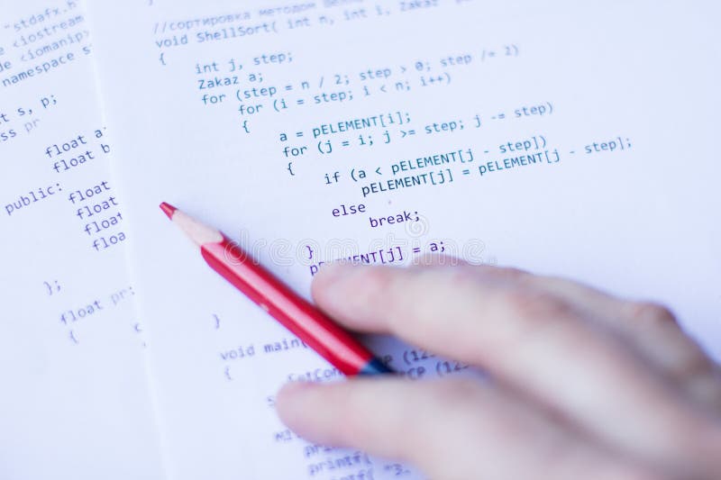 Independent Student Work on Programming in Java Stock Image - Image of code, encoding: 317342467