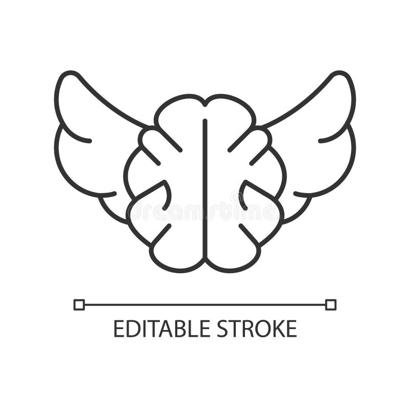 Independent Thinking Vector Icon for Dark Theme Stock Vector ...