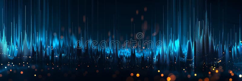 An InDepth Exploration of Abstract Blue Light Waves Set within a ...