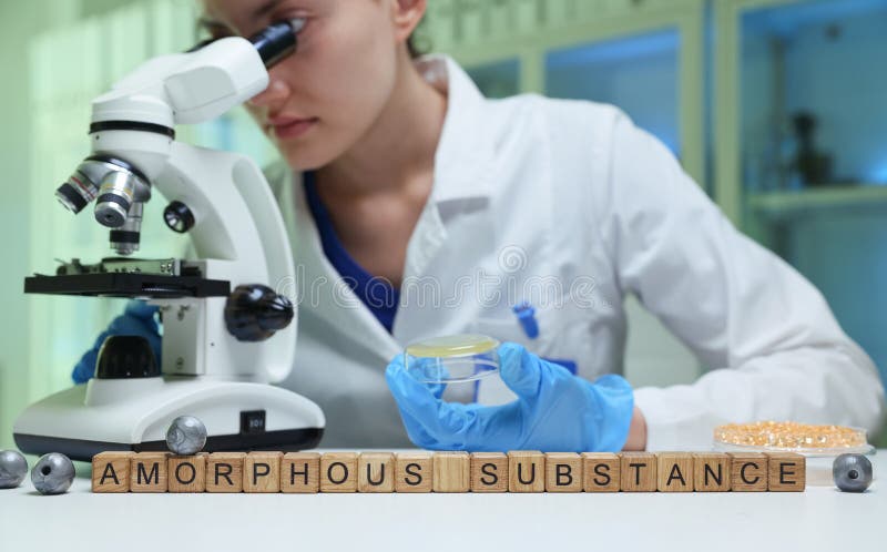 An InDepth Exploration of Amorphous Substances Using a Microscope in a ...