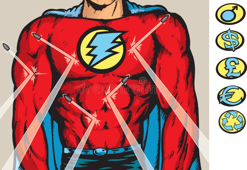 Indestructible stock vector. Illustration of human, muscle - 40700353