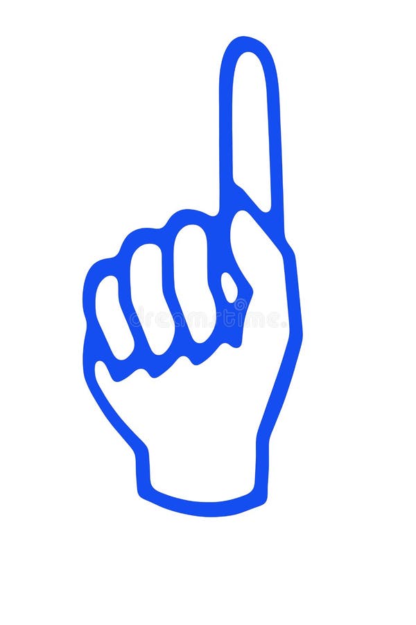 Pointage Du Symbole De Main Index, Index, Label De Geste Ou Icône ...