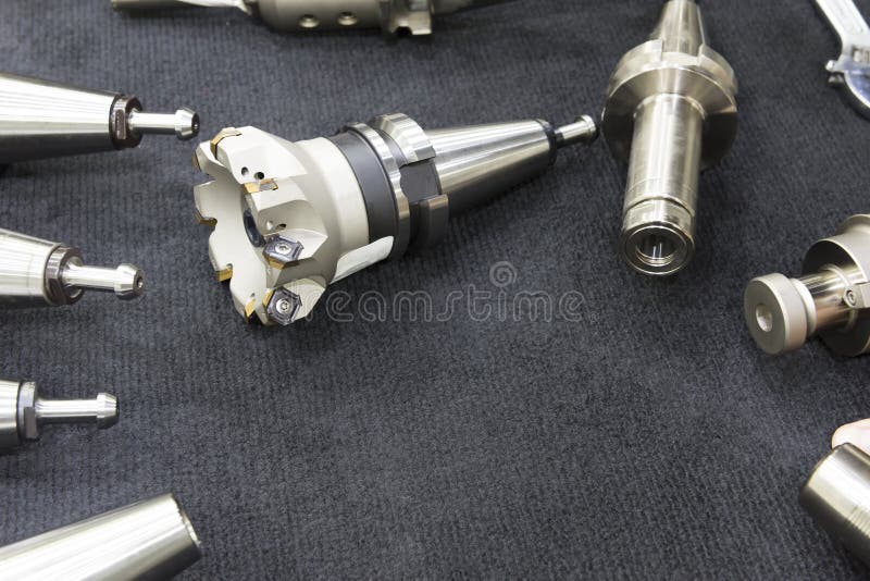The Index-able Tool for CNC Milling Machine Stock Photo - Image of iron ...