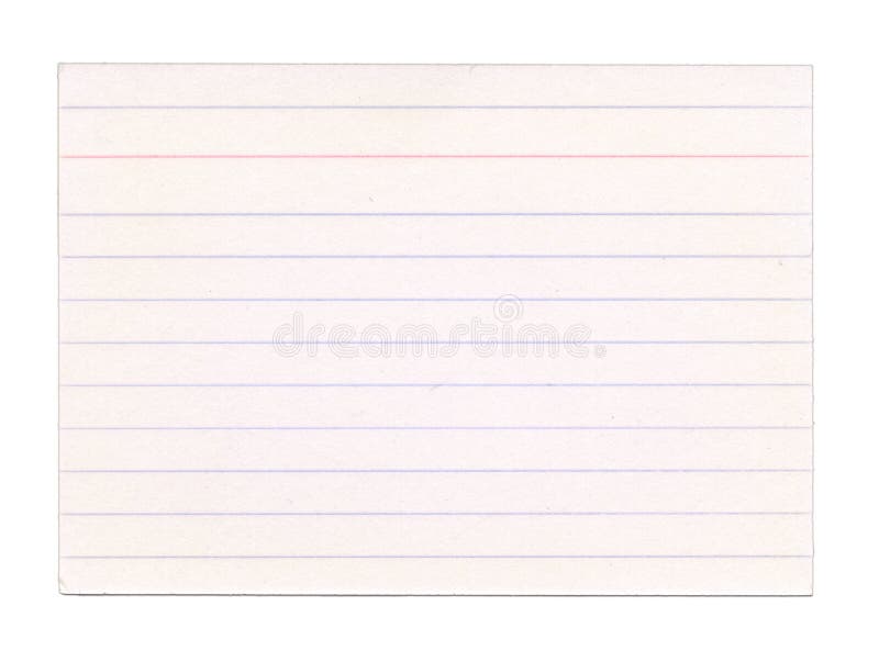 Index Card stock image. Image of cardboard, blue, line - 927281