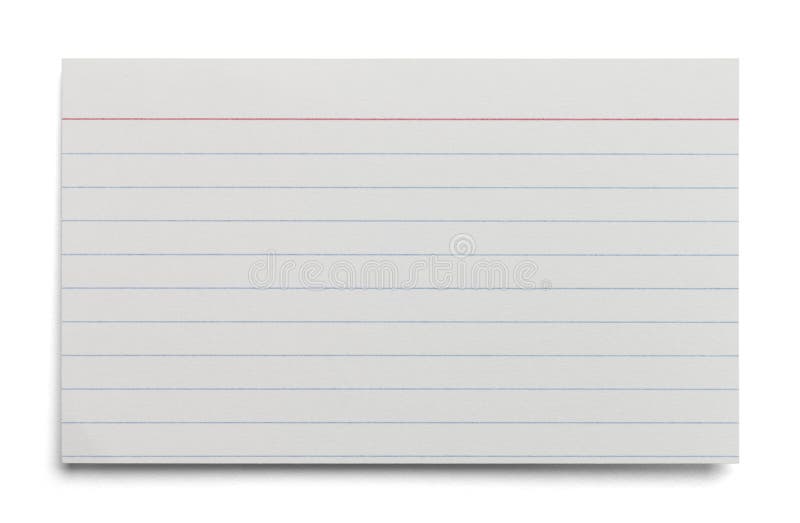 Index Card stock image. Image of cardboard, blue, line - 927281