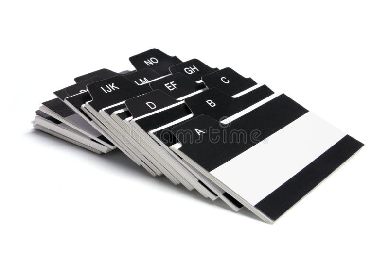 Index File stock photo. Image of cards, index, alphabetical - 11153508