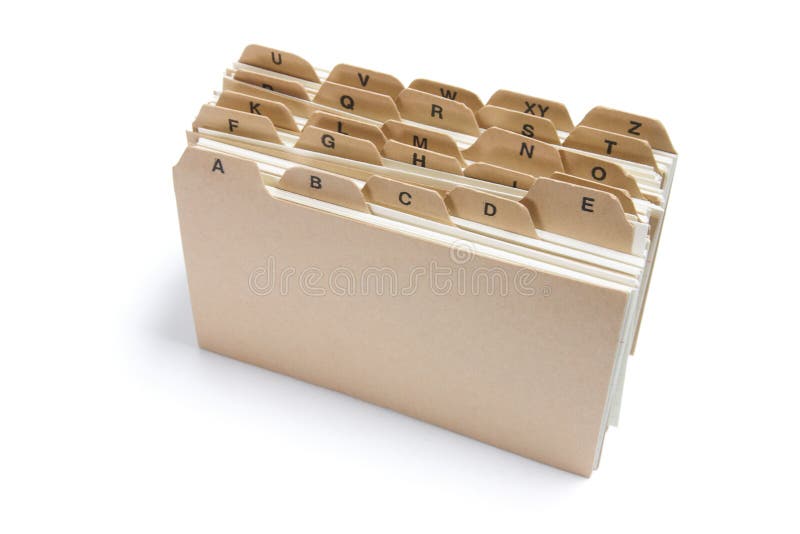 Index File stock photo. Image of organizer, records, business - 9812888