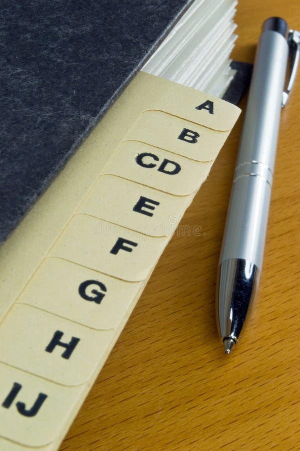 Index filing cards stock image. Image of storage, card - 23776901