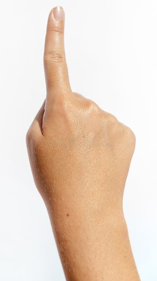 Woman index finger stock image. Image of finger, caucasian - 12207685
