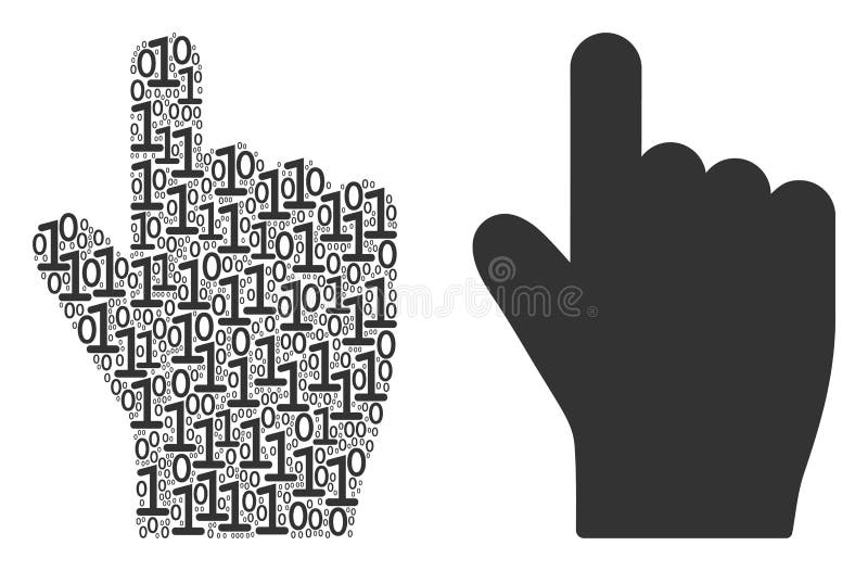 The Zero Finger stock illustration. Illustration of zero - 121280260