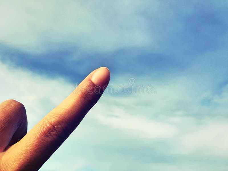 Forefinger point stock image. Image of finger, place - 18379771